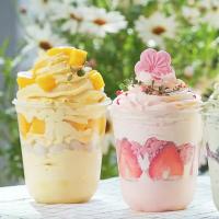 China Disposable Plastic Milk Tea Bubble Cup 16oz Hard Custom Drinking Cups PP for sale