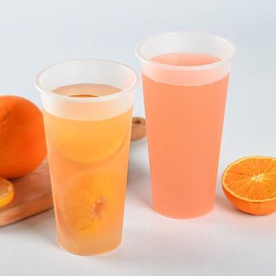 China Transparent Plastic Cups with Lid 13.000kg Gross Weight Package Customized Logo Disposable for sale