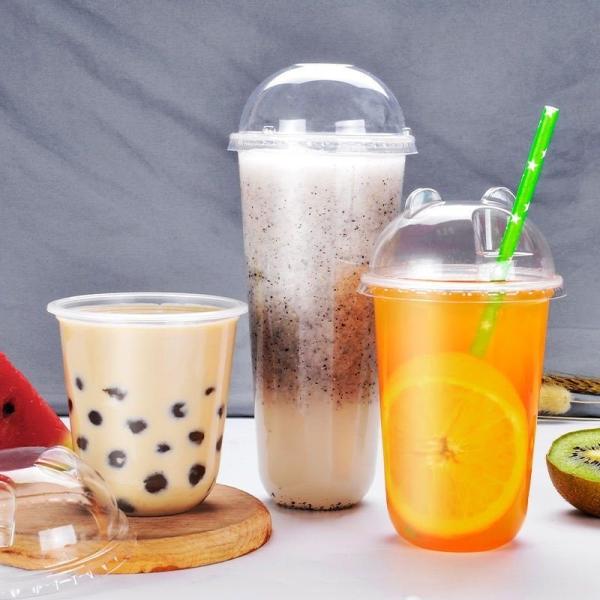 Quality US Custom Logo Disposable Plastic Cold Coffee Cup with Customized Design and Logo for sale
