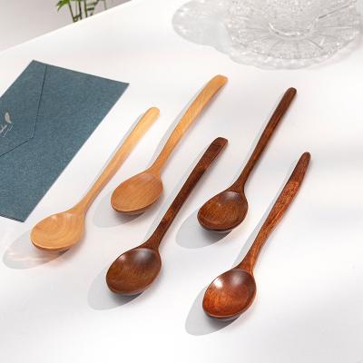 Cina 23.5 Cucchiaio di legno biodegradabile per zuppa/confettura/ingrosso Eco-friendly and Return Refunds in vendita