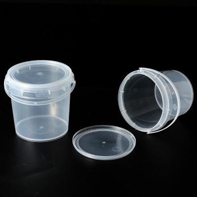 China Customized Food Grade PP Plastic Bucket with Handle in Different Colors and Sizes for sale