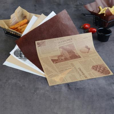 China Food Grade Greaseproof Microwave Safe Sandwich Wrapping Paper with Customized Request for sale