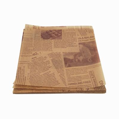 China Food Grade Greaseproof Microwave Safe Sandwich Wrapping Paper with Customized Request for sale