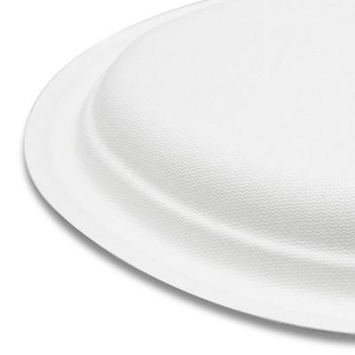 Chine 47.00cm * 33.00cm * 31.50cm Eco-friendly 9 pouces de bagasse de canne à sucre plaque ronde jetable à vendre