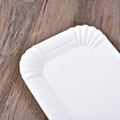 Cina Piatto quadrato Prodotti usa e getta Imballaggi alimentari Torta con materiale biodegradabile in vendita