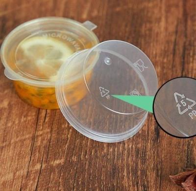 Cina Contenitori per bicchieri di salsa a microonde e congelati di qualità alimentare in vendita