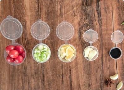 Cina Contenitori per bicchieri di salsa a microonde e congelati di qualità alimentare in vendita