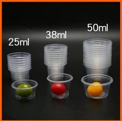 Cina Contenitori per bicchieri di salsa a microonde e congelati di qualità alimentare in vendita