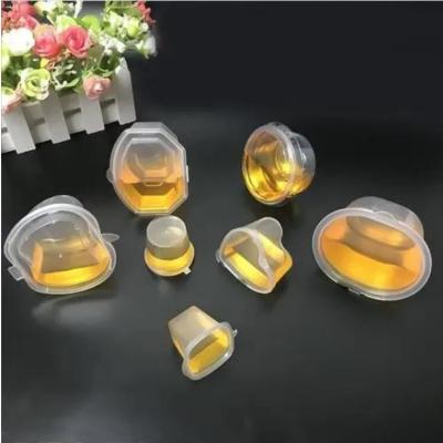 Taza de plástico sellada perfecta desechable Salsa o jugo Caja de PP separada con tapa SGS verificada
