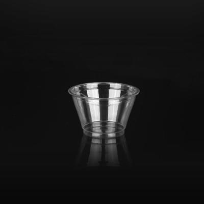 Cina Tazza di salsa in plastica biodegradabile ecologica usa e getta con coperchio multicolore in vendita