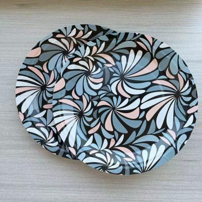 China 7inch Customizable Disposable Plates Colourful Party Plates for Birthday Party Tableware for sale
