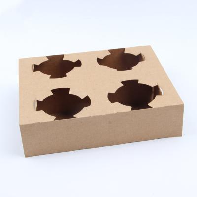 China Double Compartment Coffee Pod Storage Cup Holder for Recyclable Takeaway Coffee Cup for sale