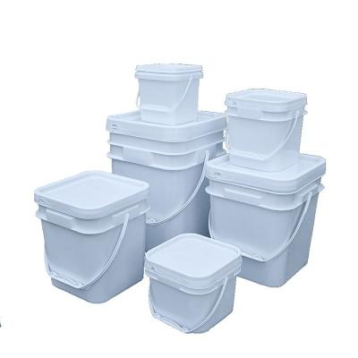 China US Currency Square Plastic Bucket with Lid Shipping Cost and Estimated Delivery Time for sale