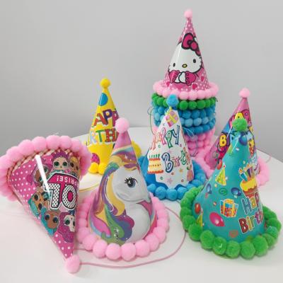 Cina Aggiungete un tocco di divertimento alla festa di compleanno del vostro bambino con cappelli e decorazioni a fumetti in vendita