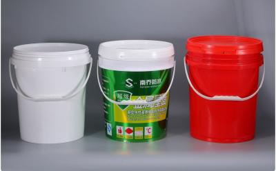 Cina Stile rettilineo Logo personalizzato secchi in PP con coperture secchi di plastica secchi rotondi in vendita
