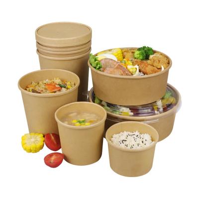 Cina Classificazione alimentare Contenitore alimentare Personalizzazione di scodelle di carta e personalizzazione bicolore in vendita