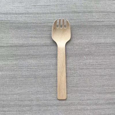 China Multi Color Catering Disposable Wooden Cutlery Set Knife Spoons with Customizable Logo for sale