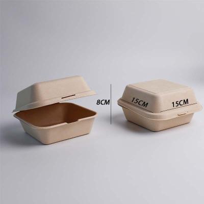 China Customized Sugarcane Bagasse Pulp Clamshell for Your Business Needs for sale