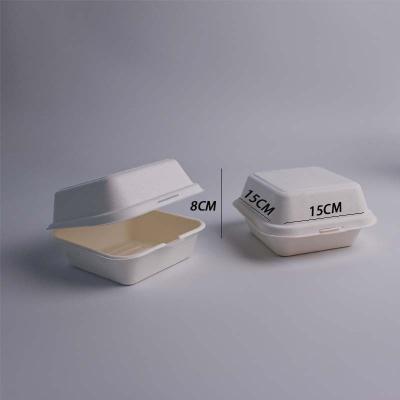 China Customized Sugarcane Bagasse Pulp Clamshell for Your Business Needs for sale