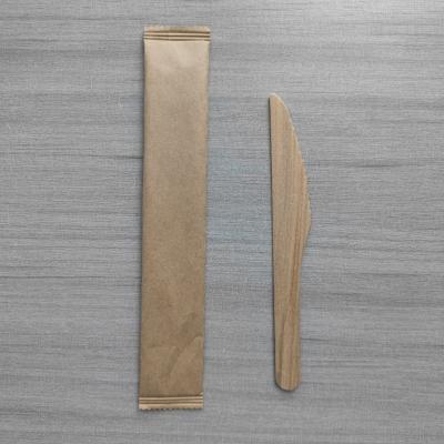 China Eco-Friendly Disposable Wooden Cutlery Set for Camping Multi Color and Biodegradable for sale