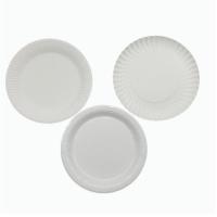 China Compostable Sugarcane Bagasse Paper Plates 2.9g 1000pcs Biodegradable Disposable Dinnerware for sale