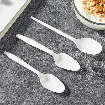 China Straight Style Disposable Yogurt Ice Cream Spoon with Independent Packaging US Currency for sale