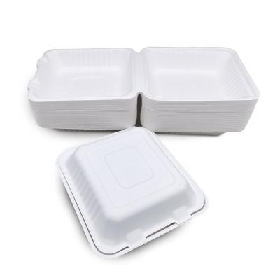 China Sugarcane Lunch Box Biodegradable Compostable Food Container for Estimated Delivery Time for sale