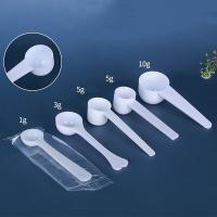 China 20cc Compostable Food Grade PP Measuring Spoon 2.5g 5g 10g Custom Logo for sale