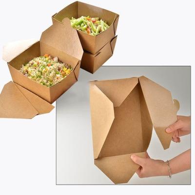 Cina Contenitore per la preparazione del pasto di carta kraft usa e getta per la preparazione del pasto per la preparazione del pasto per la preparazione del pasto per la preparazione del pasto in vendita