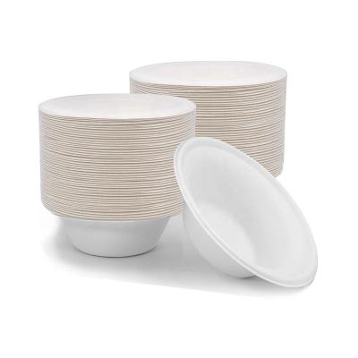 China Full Payment Biodegradable Disposable Sugarcane Paper Pulp Molding Soup Salad Bowl for sale