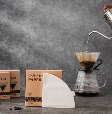 China Flexographic Printing Disposable Food Grade Filter Paper for Coffee Tea Paper Filter for sale