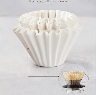 China Eco-Friendly Paper Coffee Filter 245*85mm E for Hand Brewing Without Lid Customization for sale