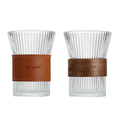 China Customized Heat-Resistant Glass American Hanging Ear Cup High Appearance Level Tea Cup Set for sale