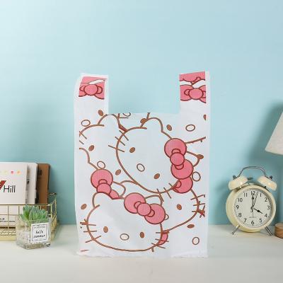 Cina Sacchetti di gilet in plastica PE per il pacchetto di acquisti del supermercato Dimensione 32.00cm * 20.00cm * 10.00cm in vendita
