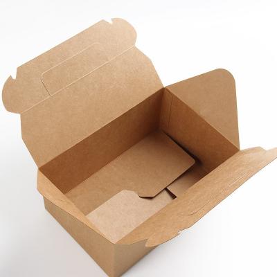 China 8inch Kraft Cake Box Custom Cardboard Initial Payment Custom Logo Is Food Packaging for sale