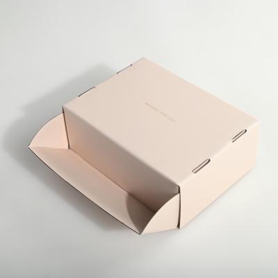 Cina Maniglia riciclabile Logo personalizzato Spedizione Cartone postale Scatole regalo per imballaggi di lusso in vendita