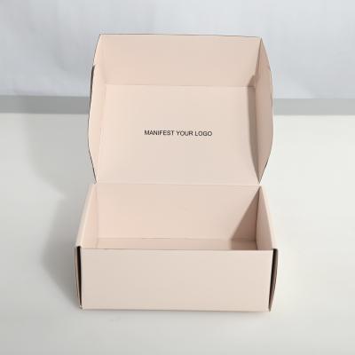Cina Maniglia riciclabile Logo personalizzato Spedizione Cartone postale Scatole regalo per imballaggi di lusso in vendita