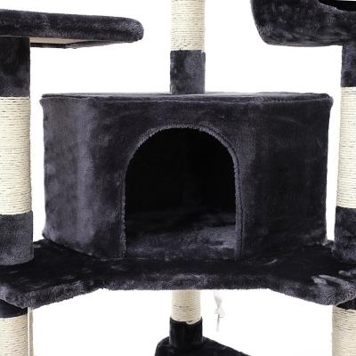 中国 多層の猫が大きなジャンププラットフォームで引っ張るポスト 販売のため