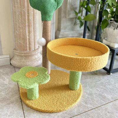 China US Sisal e felino de pelúcia Post de raspagem para gatinho 2.700kg Pacote Peso bruto à venda