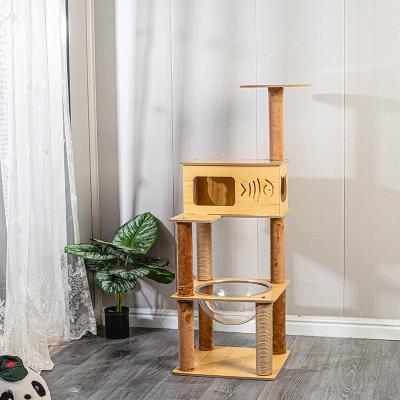 中国 猫の登り台 猫のフレーム 猫の巣 猫の木のジャンププラットフォーム 販売のため