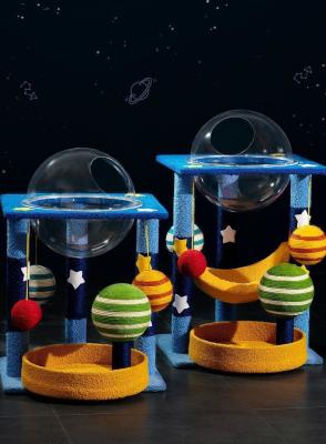 China Katzenhaus Katzenbaum mehrfarbiger Katzenkratzer für Katzenspielzeug und Crawling Frame zu verkaufen