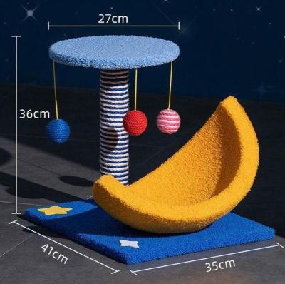 China Katzenhaus Katzenbaum mehrfarbiger Katzenkratzer für Katzenspielzeug und Crawling Frame zu verkaufen