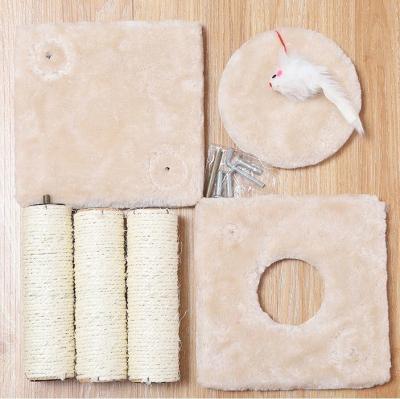 China Cat Toy Pillar Cat Frame for Climbing and Scratching 42.00cm * 32.00cm * 25.00cm Tamanho do pacote à venda