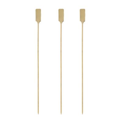 China Initial Payment Can Be Customized 10 to 40 Cm Long Flat Skewer Barbecue Skewers Sticks for sale