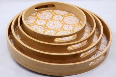 China Multi Specification Jewelry Tray/Plate Custom Printing for Household Full Bamboo Tray for sale