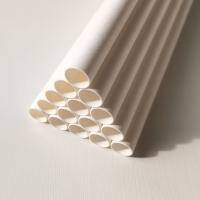 China Custom Logo Biodegradable Bubble Tea Paper Straws 6mm x 197mm Eco-Friendly Disposable for sale