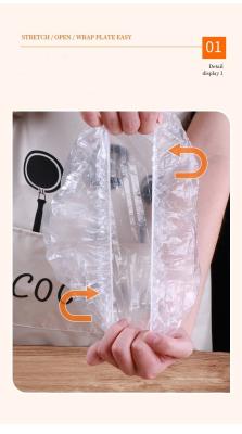 Cina Conveniente e sano vassoio con copertura PE per frigorifero adatta plastica usa e getta in vendita