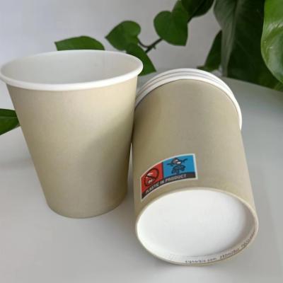 China OEM Single Wall Paper Cup Custom Printed Logo Biodegradable 18PE 150-300GSM Wegwerp Te koop