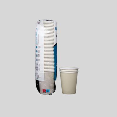 China OEM Single Wall Paper Cup Custom Printed Logo Biodegradable 18PE 150-300GSM Wegwerp Te koop
