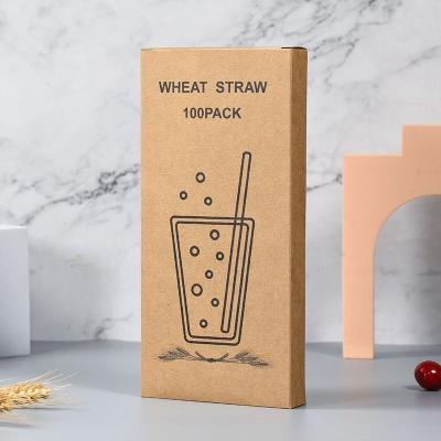 China Initial Payment Eco Friendly Natural Color Drinking Wheat Straws for Cold Drinks for sale